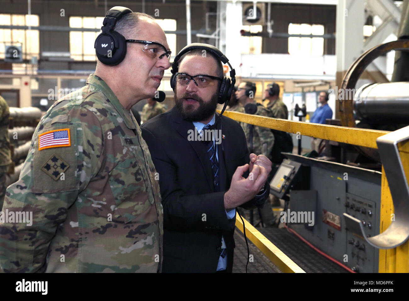 The commander of the Army Materiel Command, Gen. Gus Perna, being ...