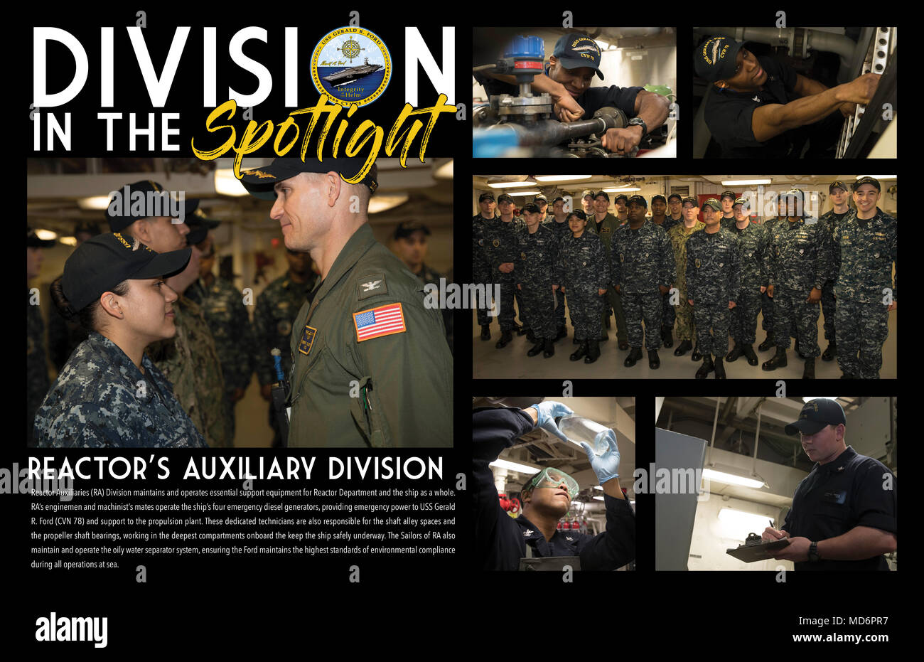 NORFOLK, Va. (March 23, 2018)-- Photo Story of USS Gerald R. Ford's ...