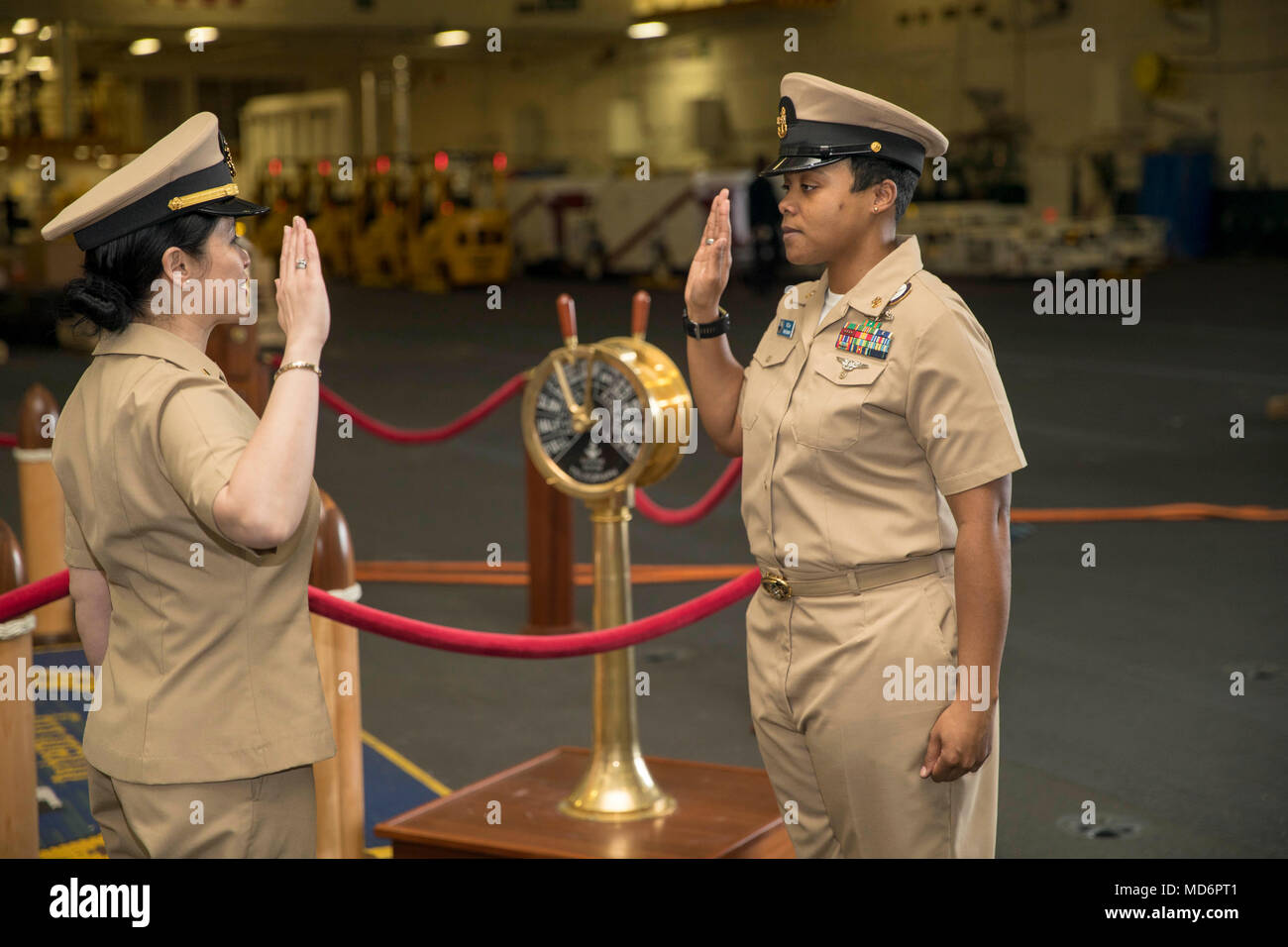 NORFOLK, Va. (Mar. 30, 2018) -- Chief Navy Counselor Roynika Love ...