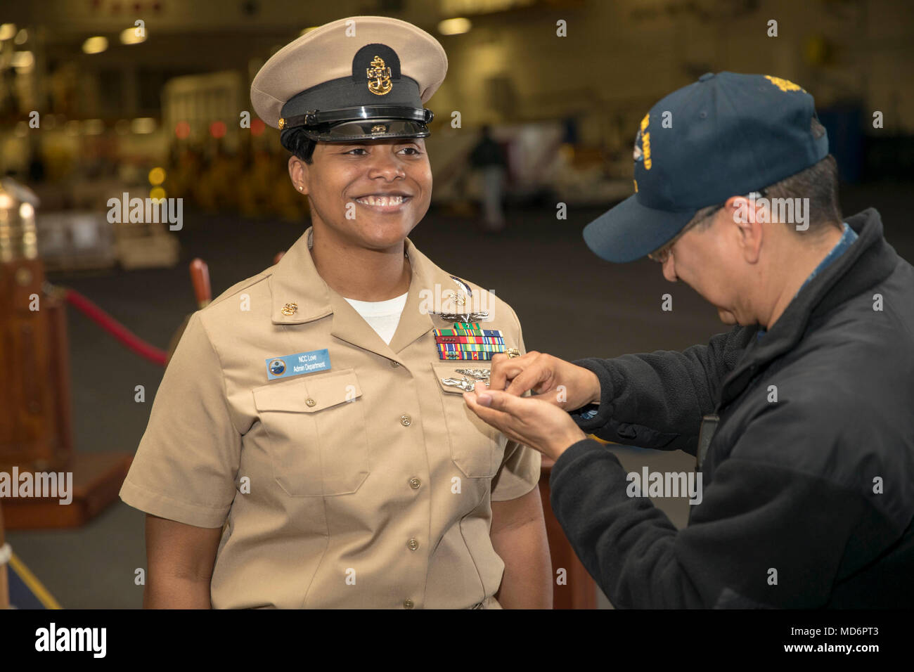 NORFOLK, Va. (Mar. 30, 2018) -- Chief Navy Counselor Roynika Love ...