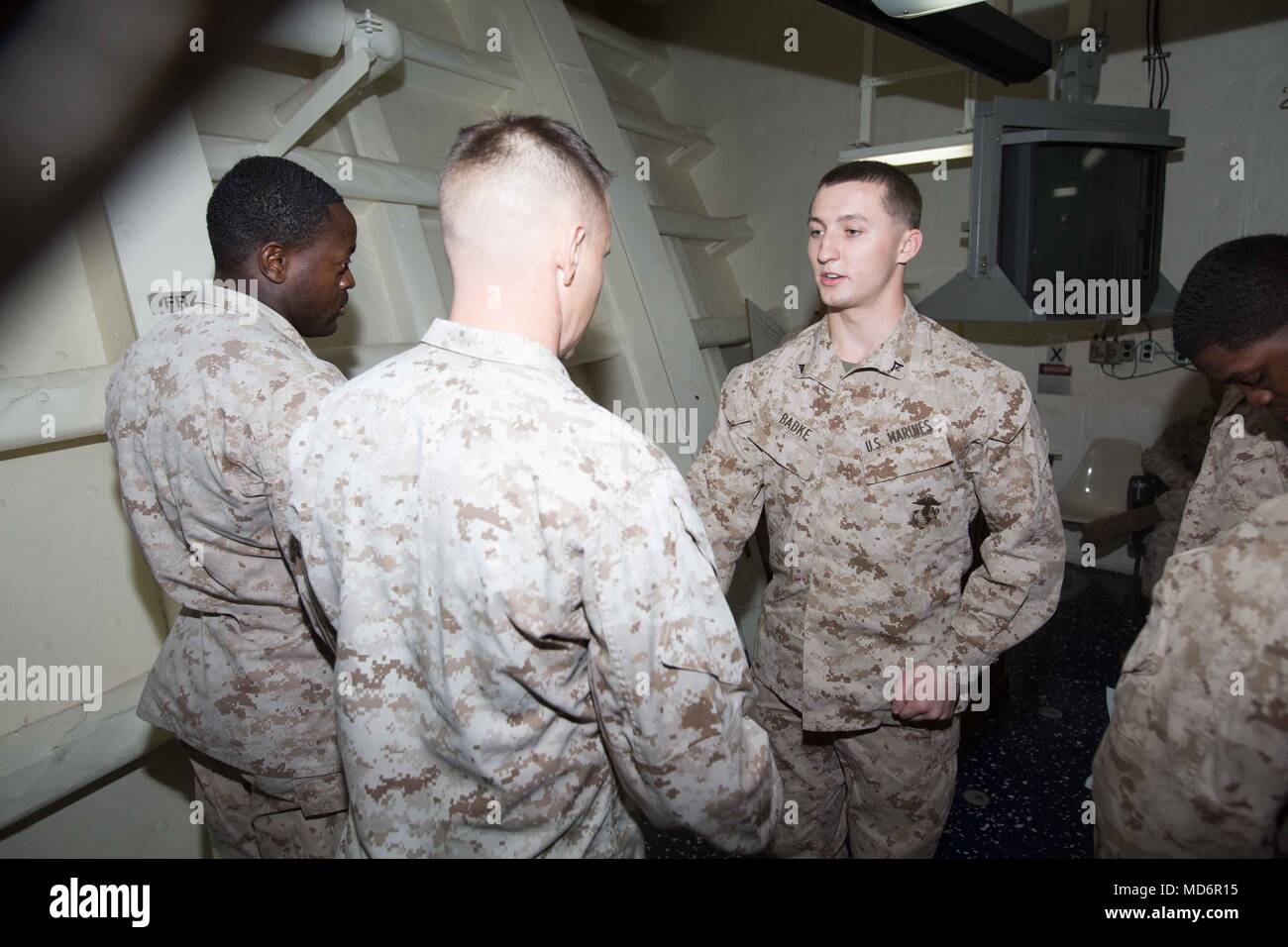 U.S. Marine Corps Lance Cpl. Matthew J. Badke, an assault Marine with ...