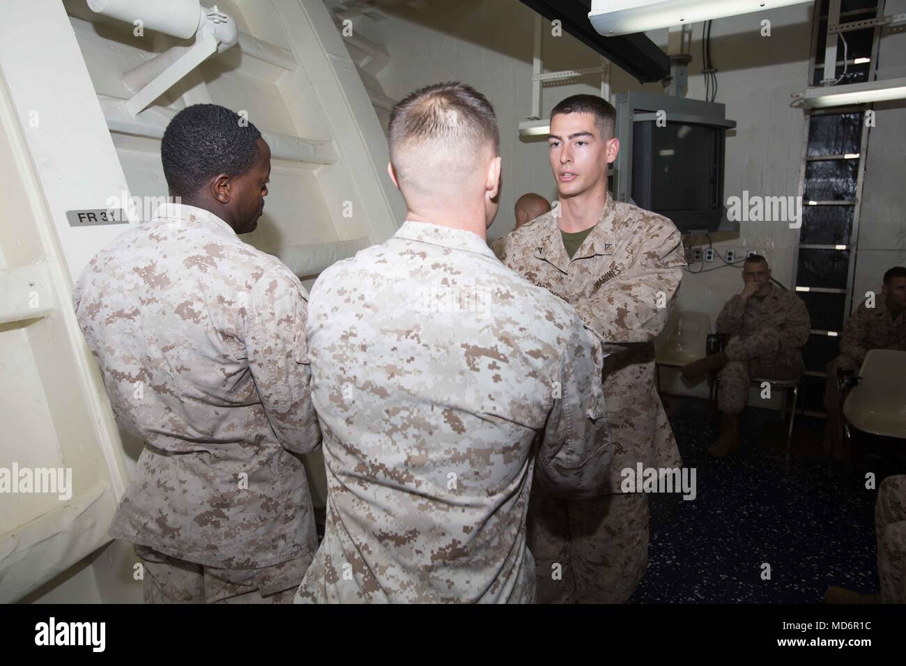 U.S. Marine Corps Lance Cpl. Travis J. Downey, a rifleman with ...