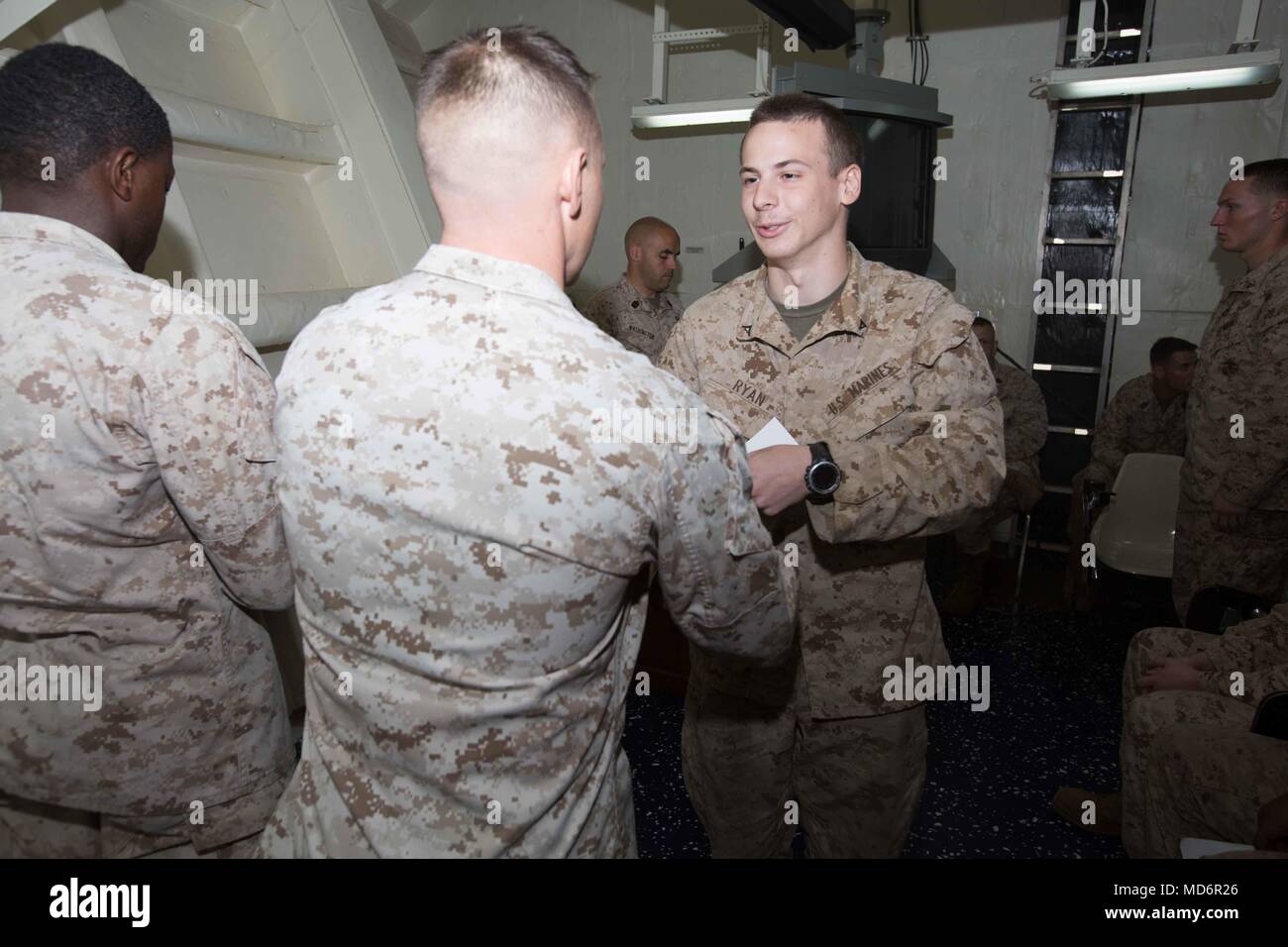 U.S. Marine Corps Lance Cpl. Matthew K. Ryan, a mortarman with ...