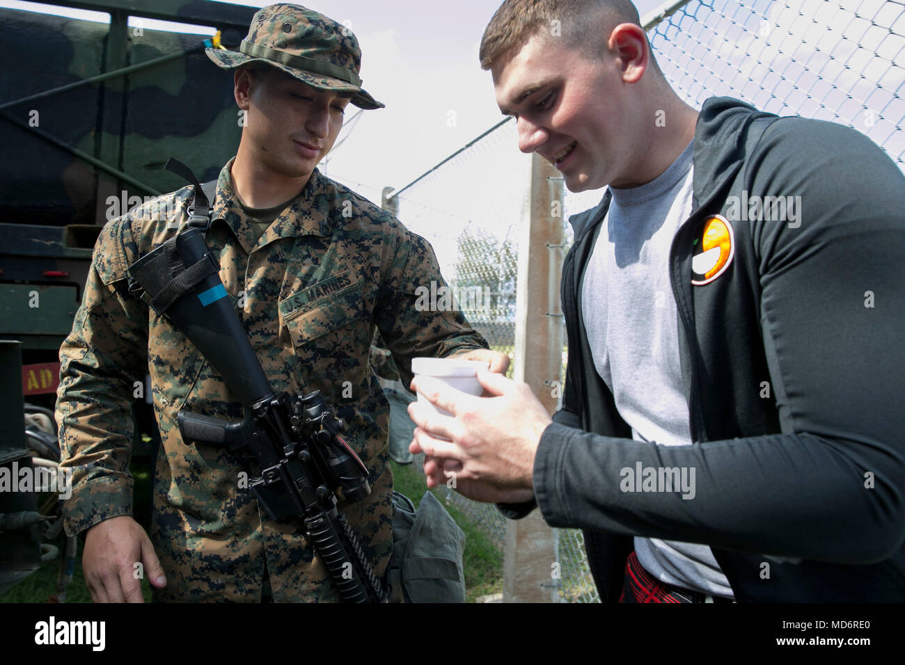 Lance Cpl. Luis Silva, a motor transport operator with Combat Logistics ...