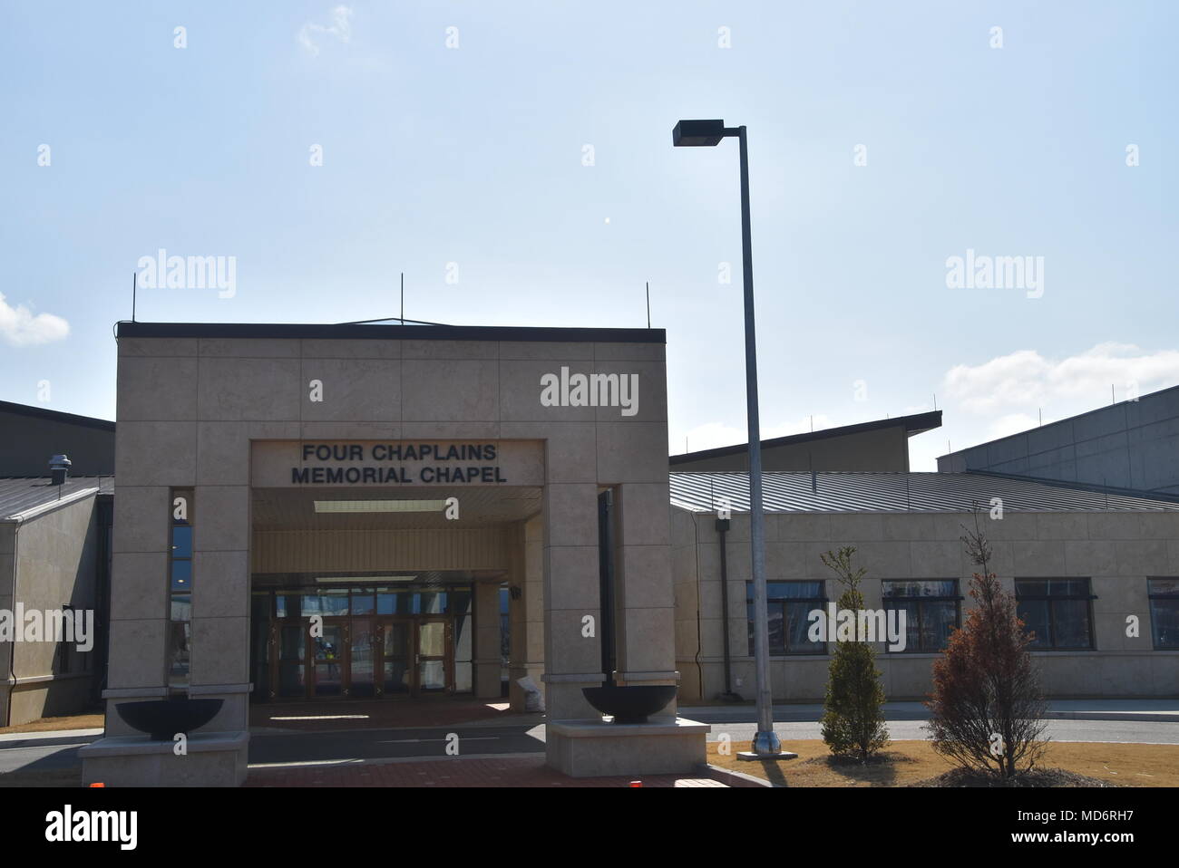 Four Chaplains Memorial Chapel, Camp Humphreys, South Korea. March 16 ...