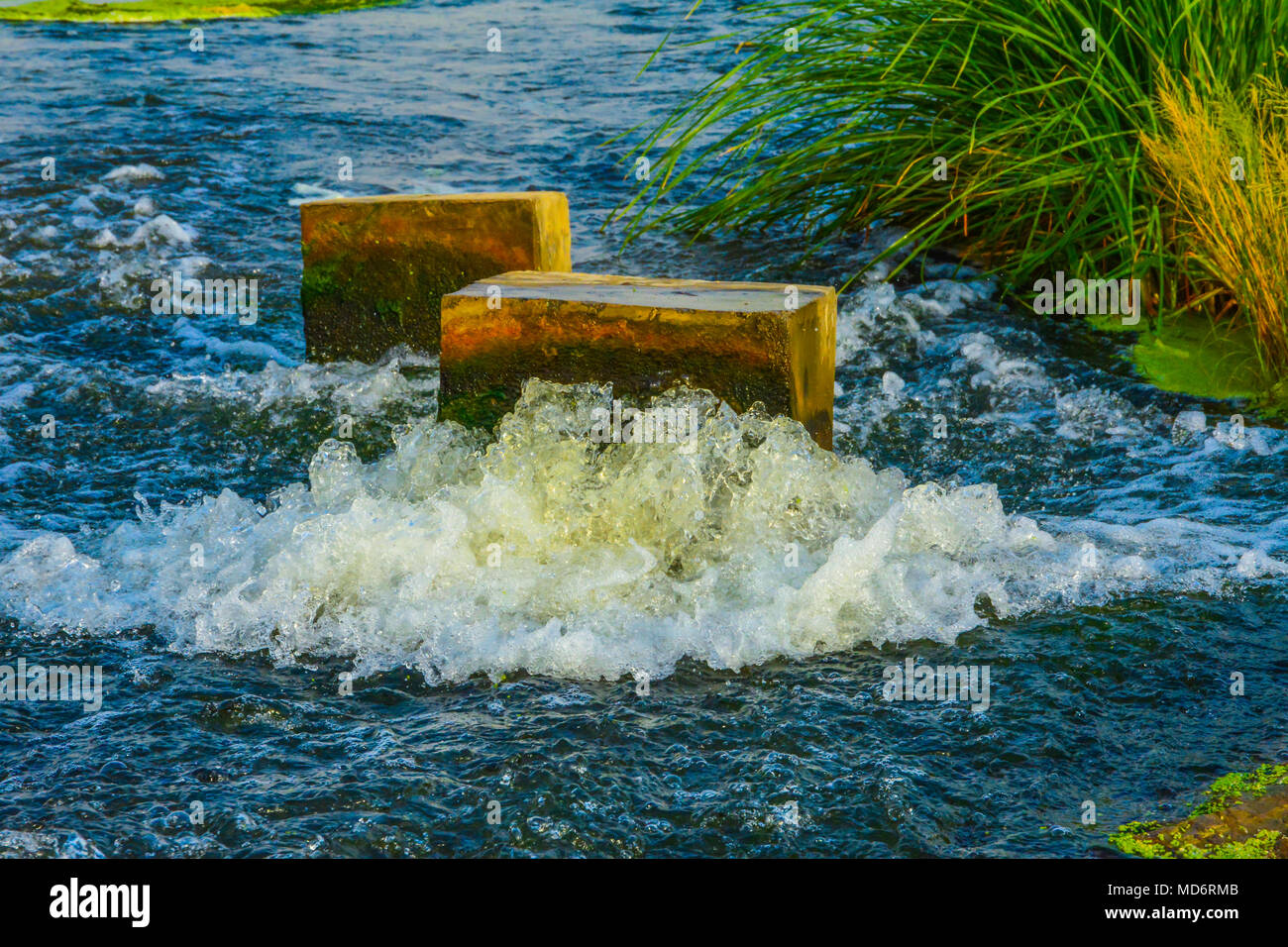 River water splash Stock Photo - Alamy