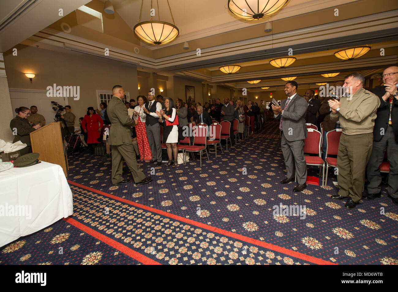 U.S. Marine Corps Col. Ronald Jones, chief of behavioral programs ...
