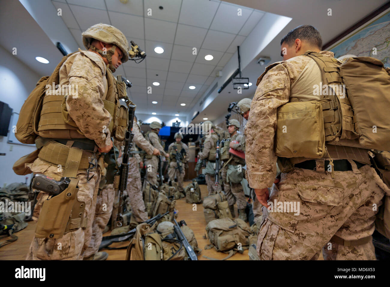 KUWAIT CITY, Kuwait (March 29, 2018) U.S. Marines, assigned toFleet ...