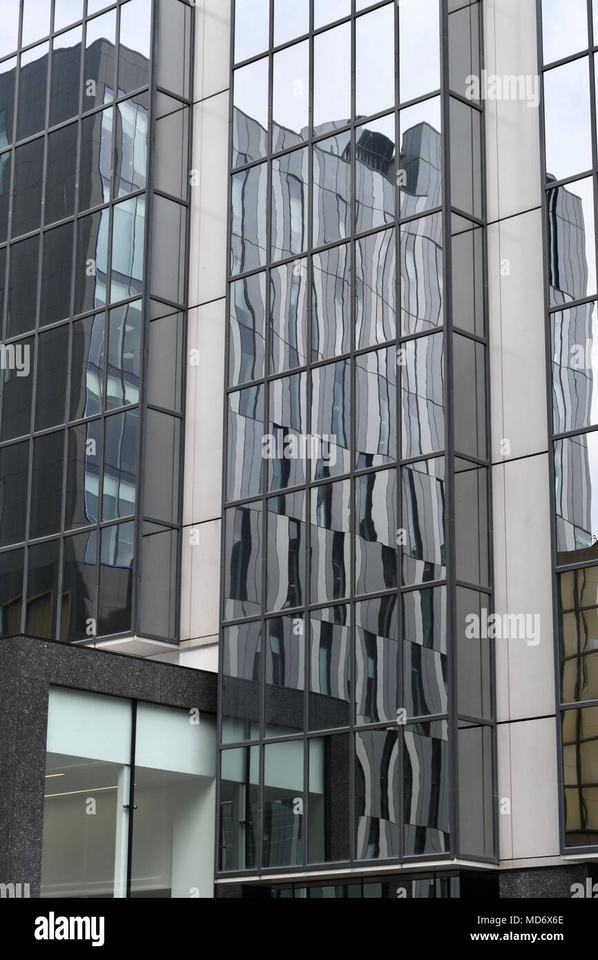 Modern glass clad office blocks in Glasgow Stock Photo - Alamy