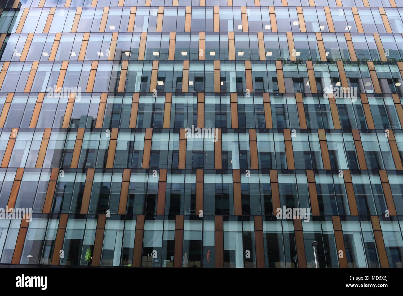 Modern glass clad office blocks in Glasgow Stock Photo - Alamy