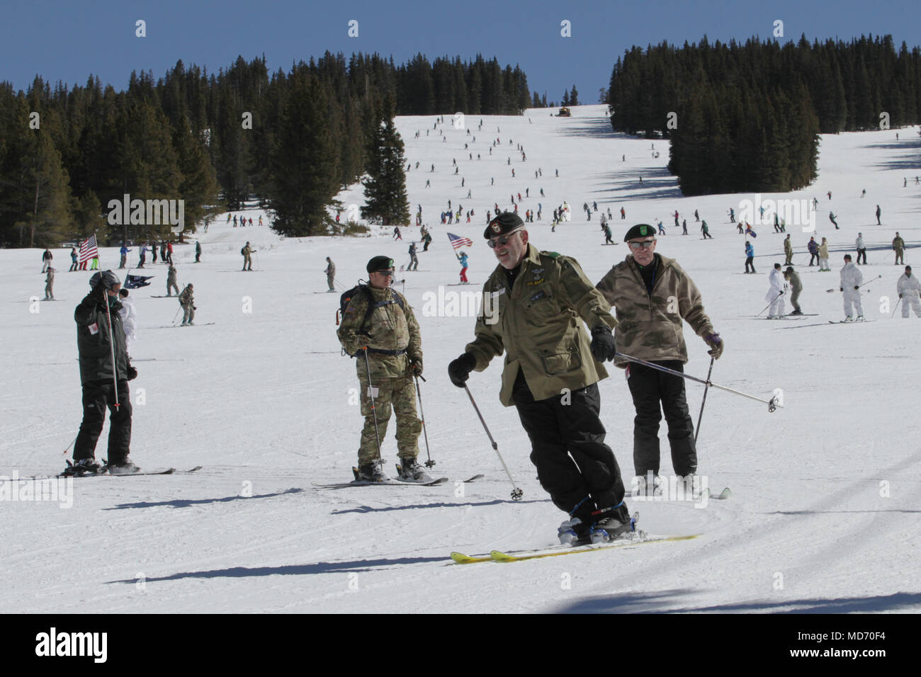 Soldiers from 1st Battalion, 157th Infantry Regiment (Mountain ...
