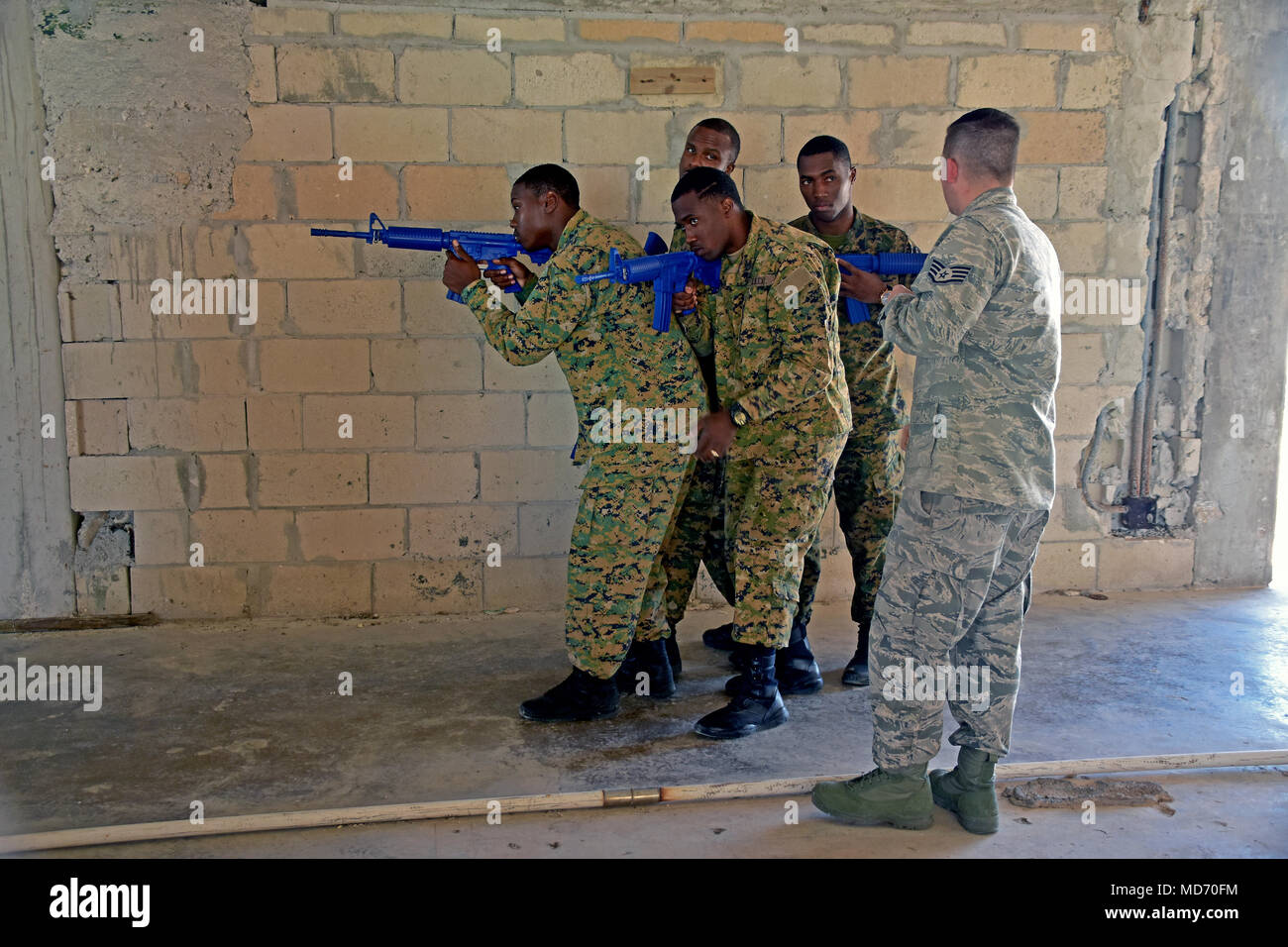 An airmen from the 143d Security Forces Squadron, Rhode Island Air ...