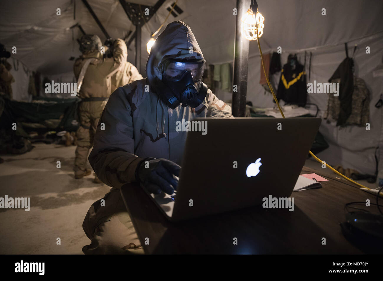 U.S. Army Reserve Soldiers, right, Spc. Anton Soukup, Staff Sgt. Edward ...