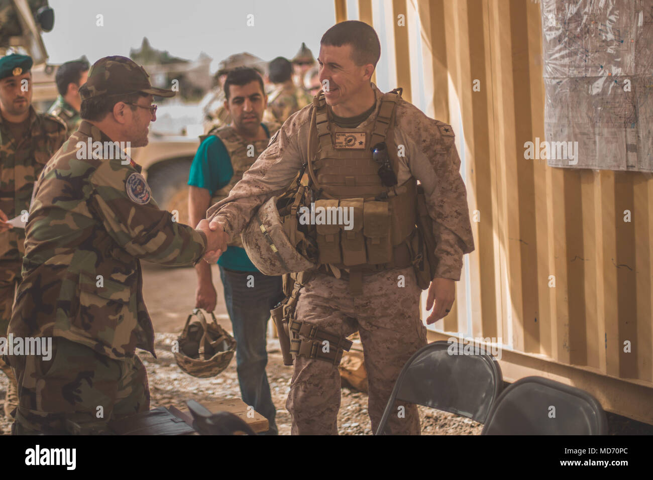 U.S. Marine Corps Brig. Gen. Benjamin T. Watson, commanding general of ...