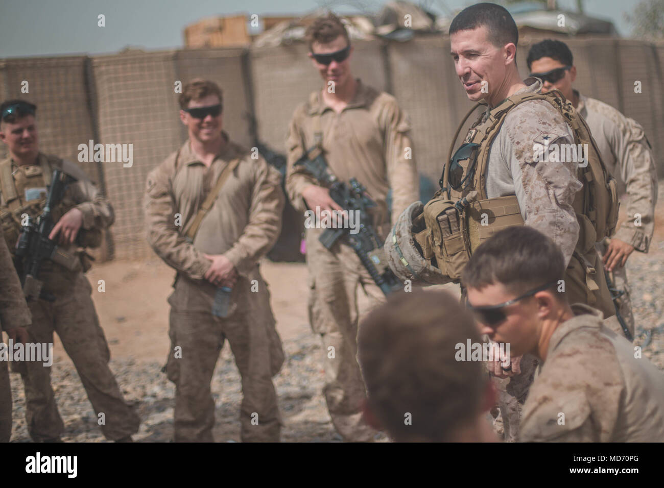 U.S. Marine Corps Brig. Gen. Benjamin T. Watson, commanding general of ...