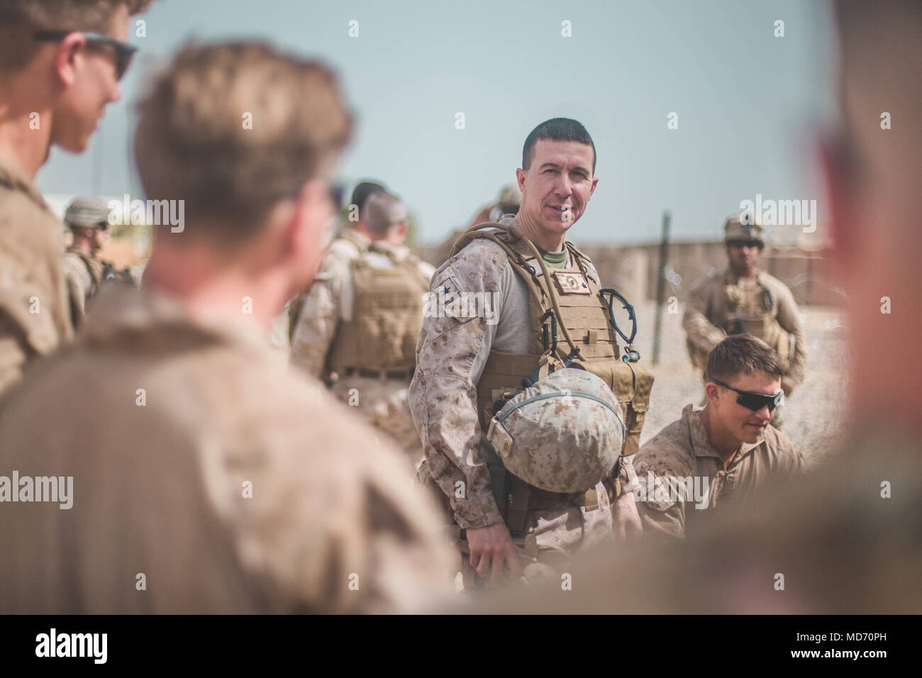 U.S. Marine Corps Brig. Gen. Benjamin T. Watson, commanding general of ...