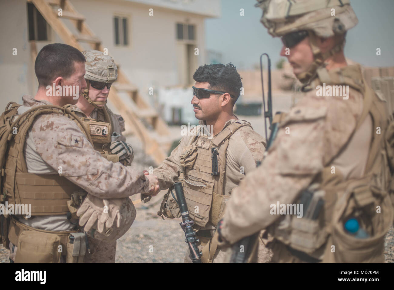 U.S. Marine Corps Brig. Gen. Benjamin T. Watson, commanding general of ...