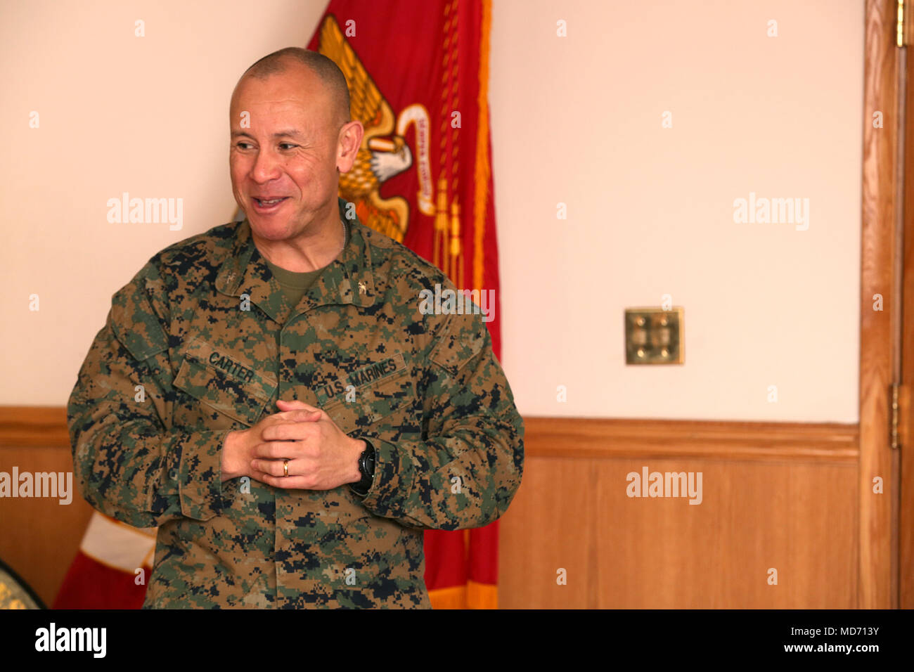 Col. Michael L. Carter, Commanding Officer of Chemical Biological ...