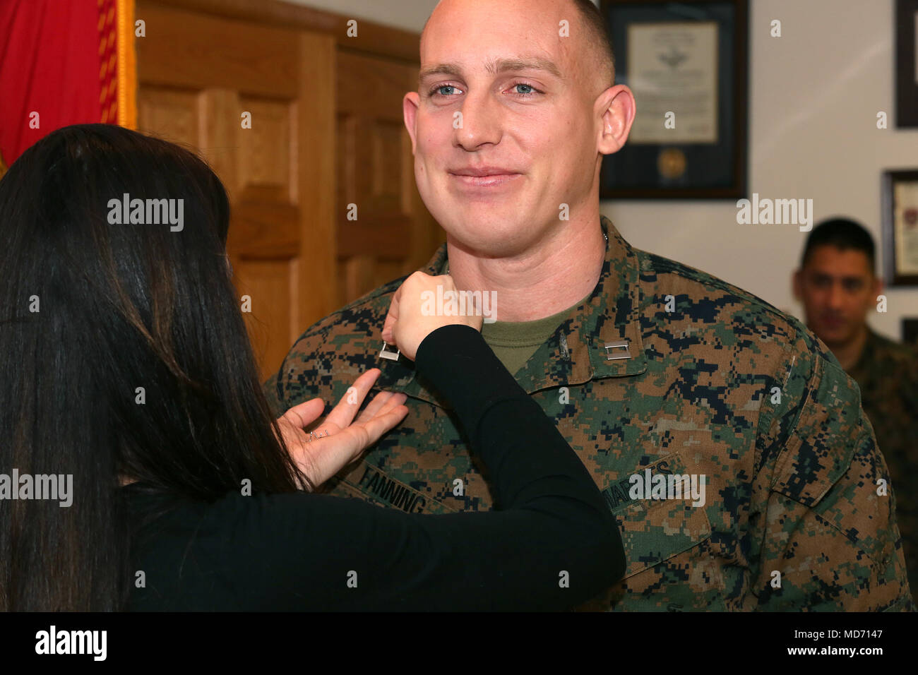 Houston, Texas-native Travis W. Fanning, is pinned to the rank of ...