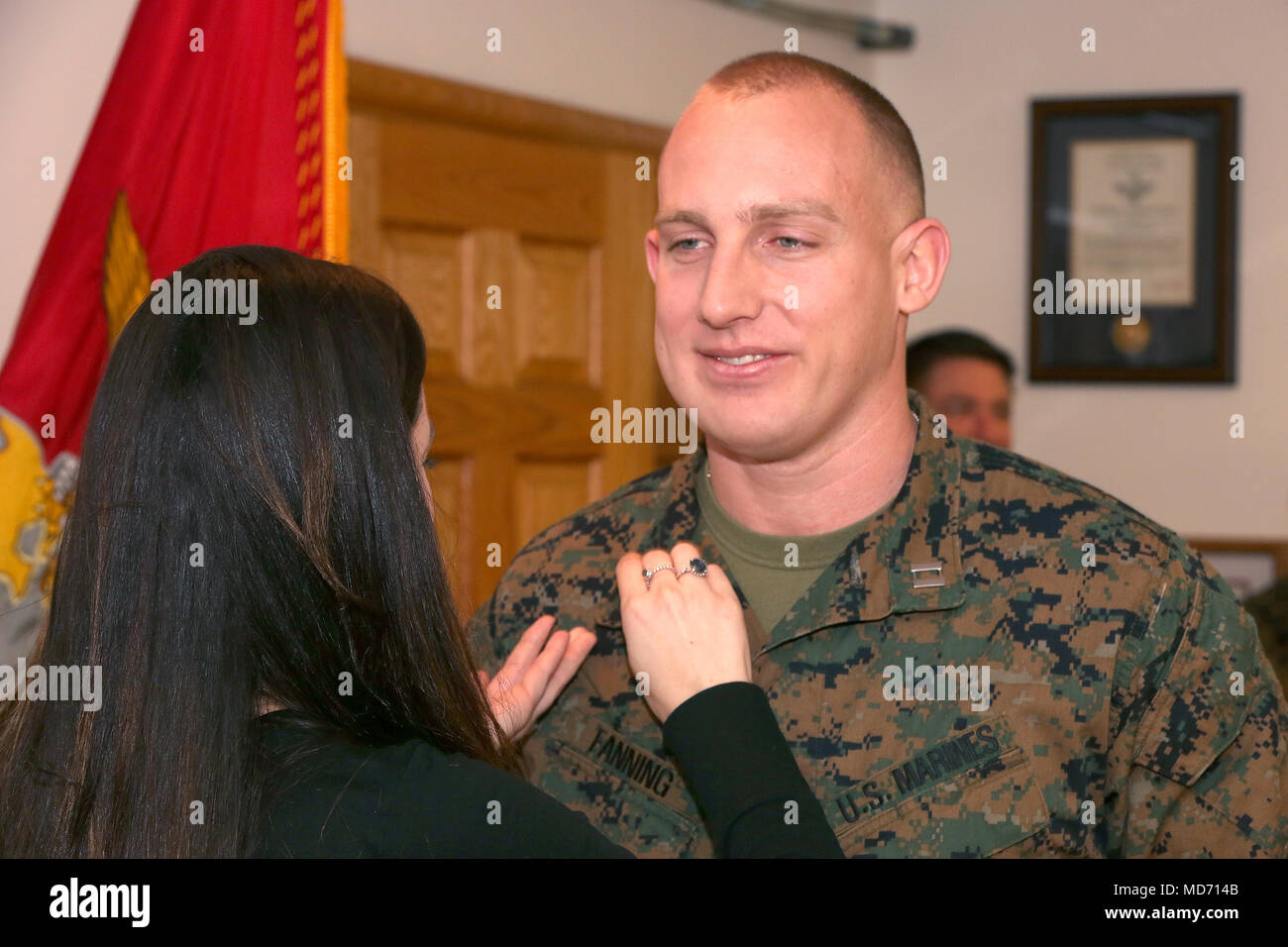 Houston, Texas-native Travis W. Fanning, is pinned to the rank of ...
