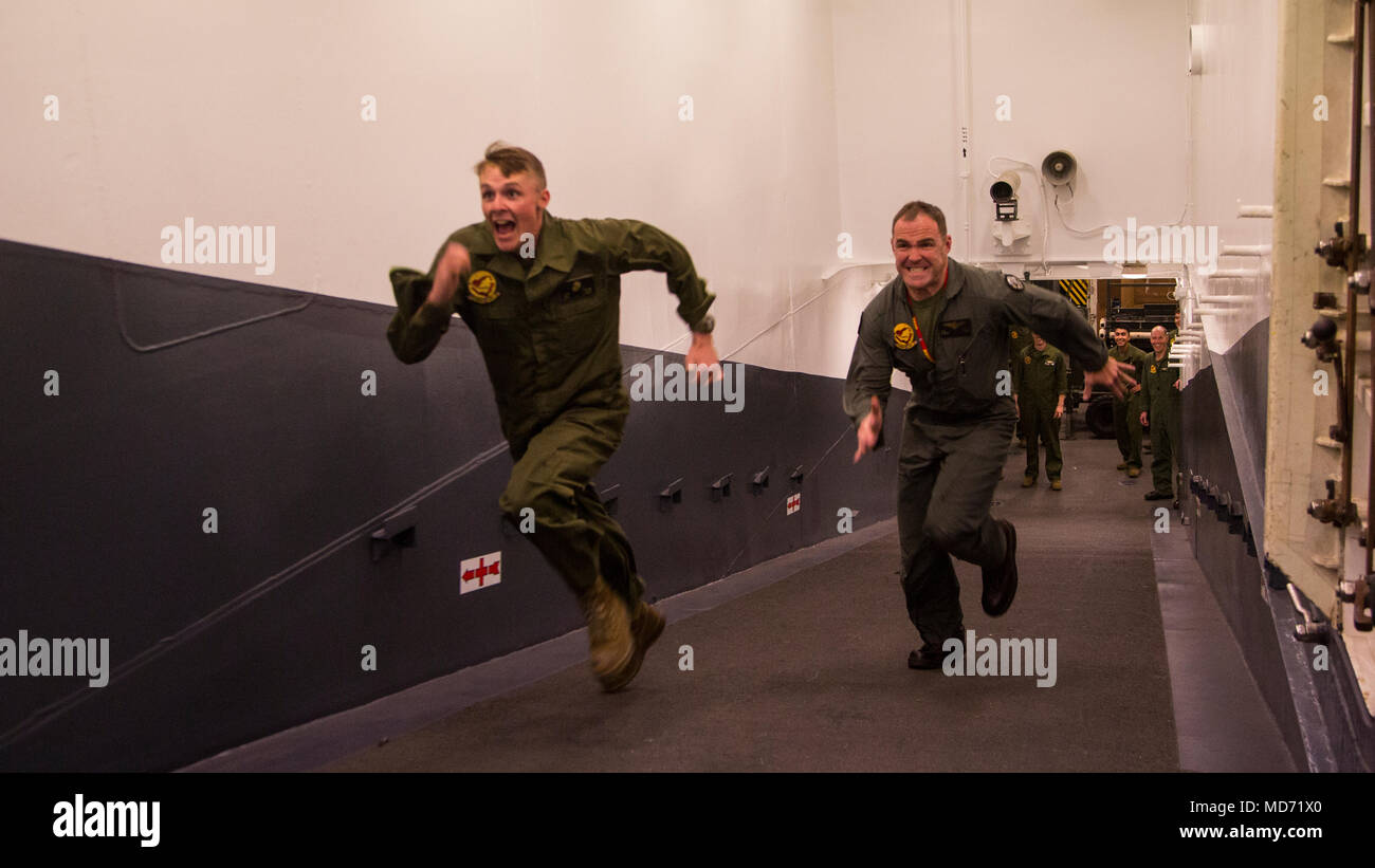 Lt. Col. Kyle Shoop, commanding officer, Marine Fighter Attack Squadron ...