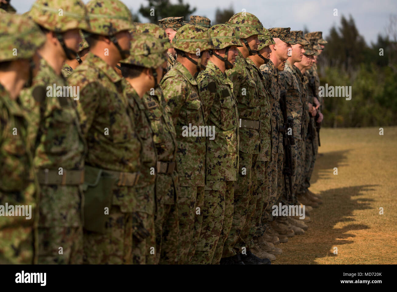 CAMP HANSEN, OKINAWA, Japan – Members of the Japan Ground Self-Defense ...