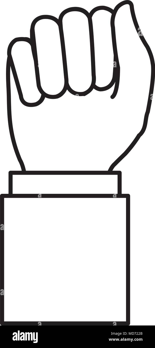 hand human fist icon Stock Vector Image & Art - Alamy