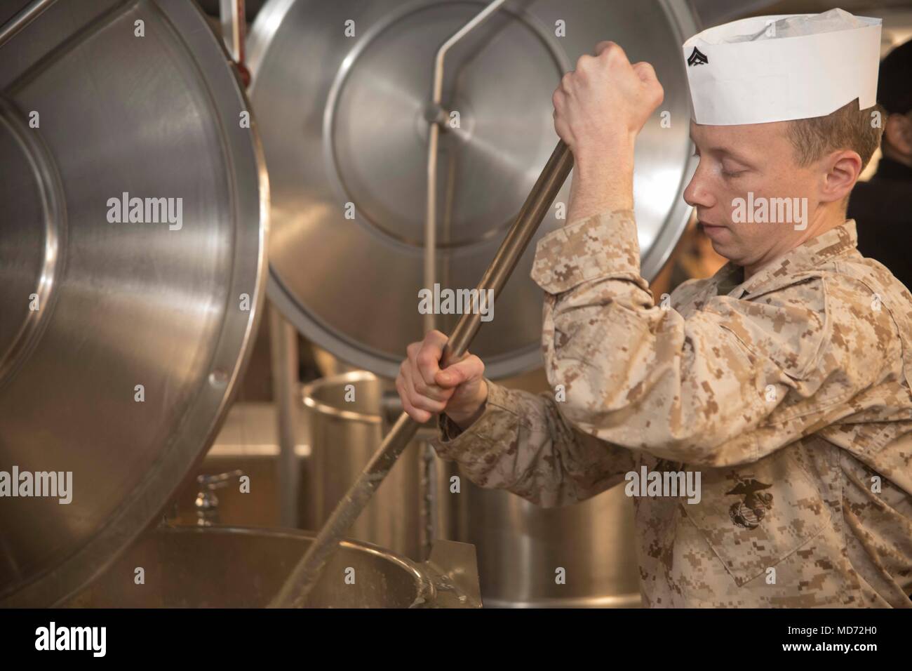 180325-N-GR168-0005 MEDITERRANEAN SEA (March 25, 2018) Marine Corps Cpl ...