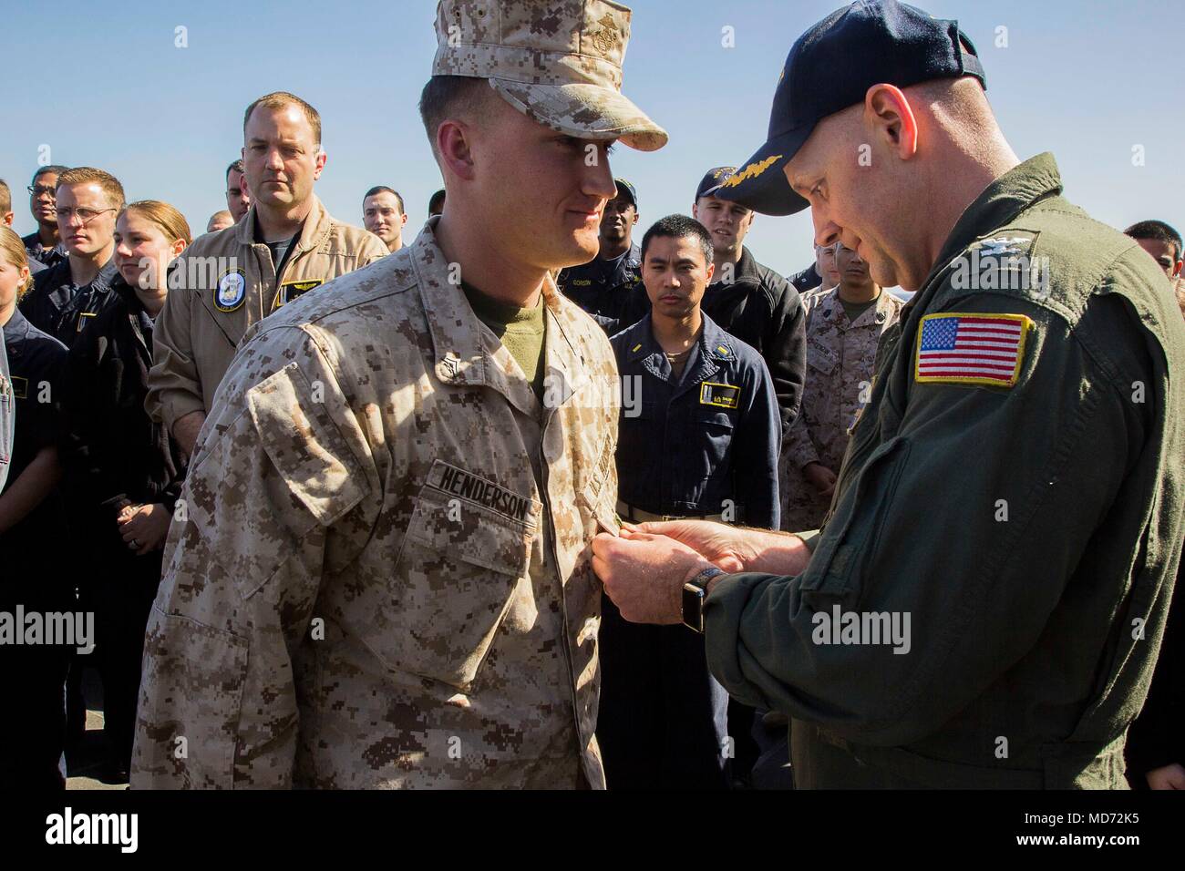 MEDITERRANEAN SEA (March 24, 2018) Capt. Todd Vandegrift, commanding ...