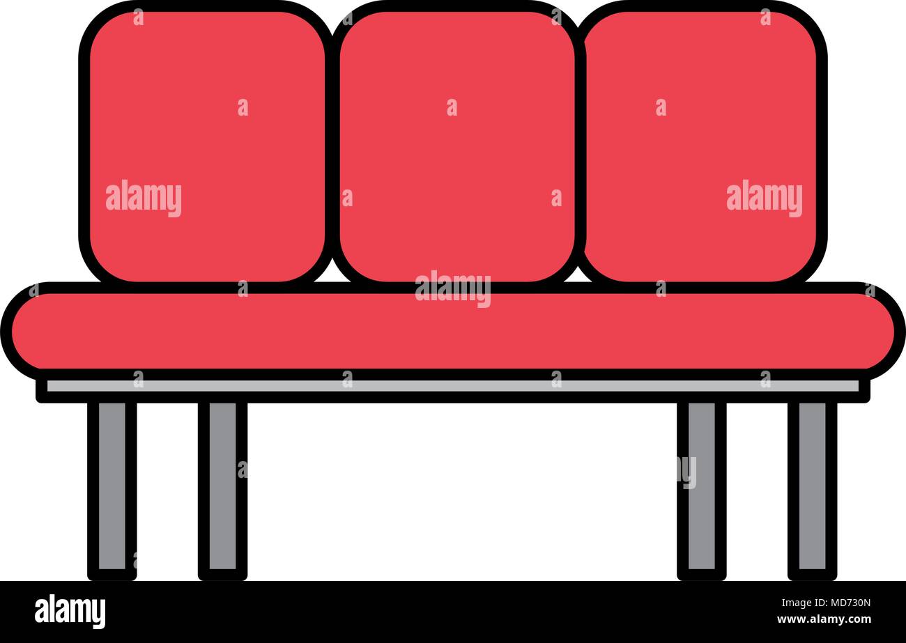 waiting room chairs icon Stock Vector Image & Art - Alamy