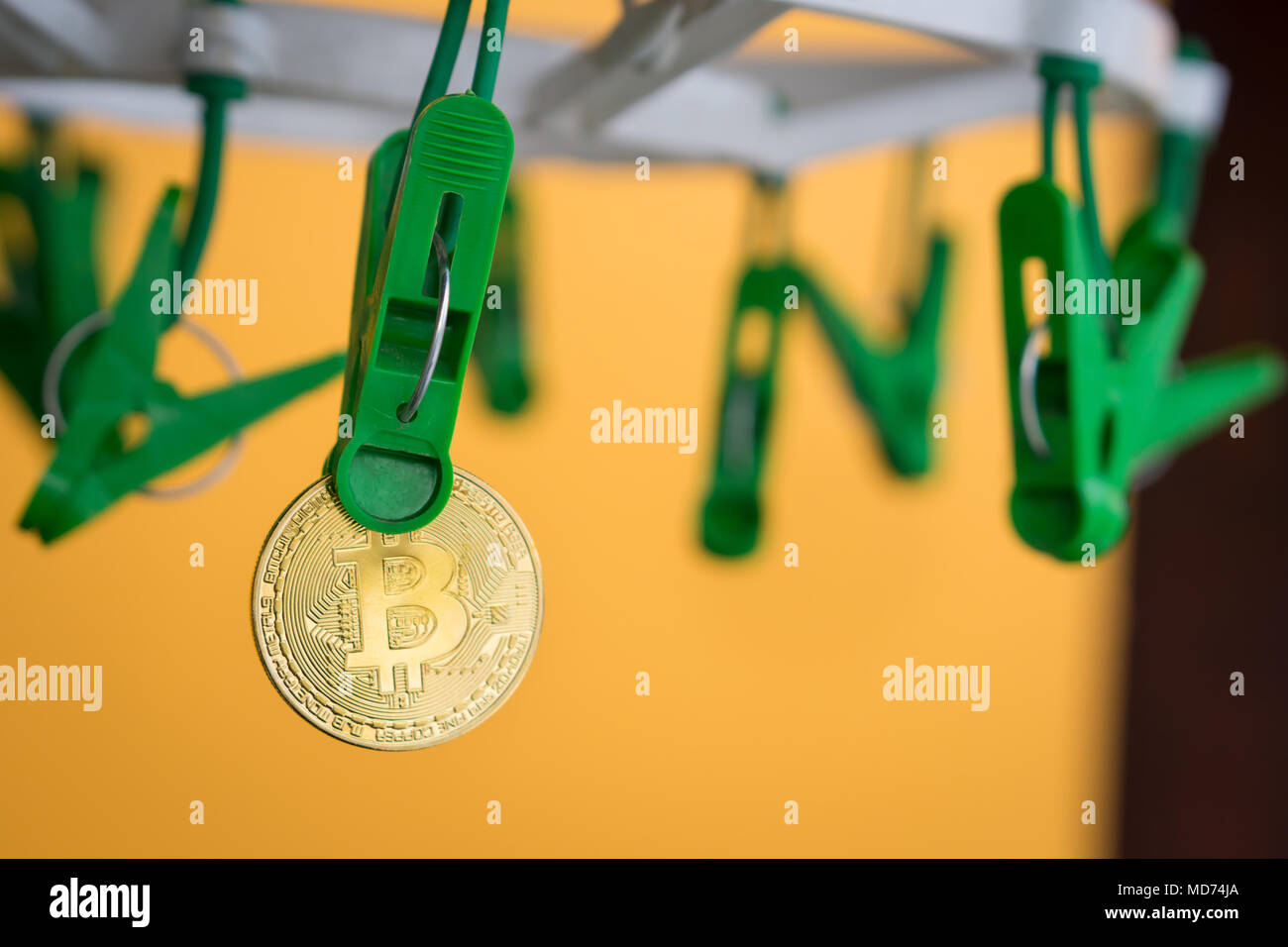 Money and clothes peg isolated hi-res stock photography and images - Alamy
