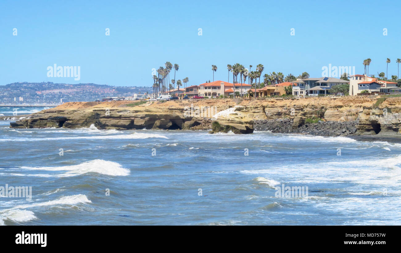 Sunset Cliffs, San Diego, Ca 92107 Stock Photo - Alamy
