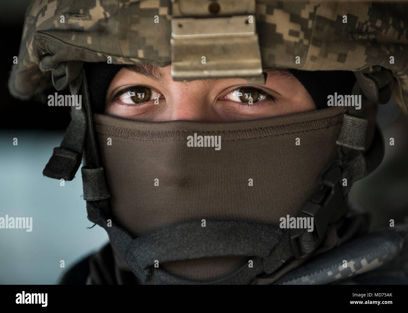 Pvt. Austin Smiley, a U.S. Army Reserve Soldier with the 387th ...