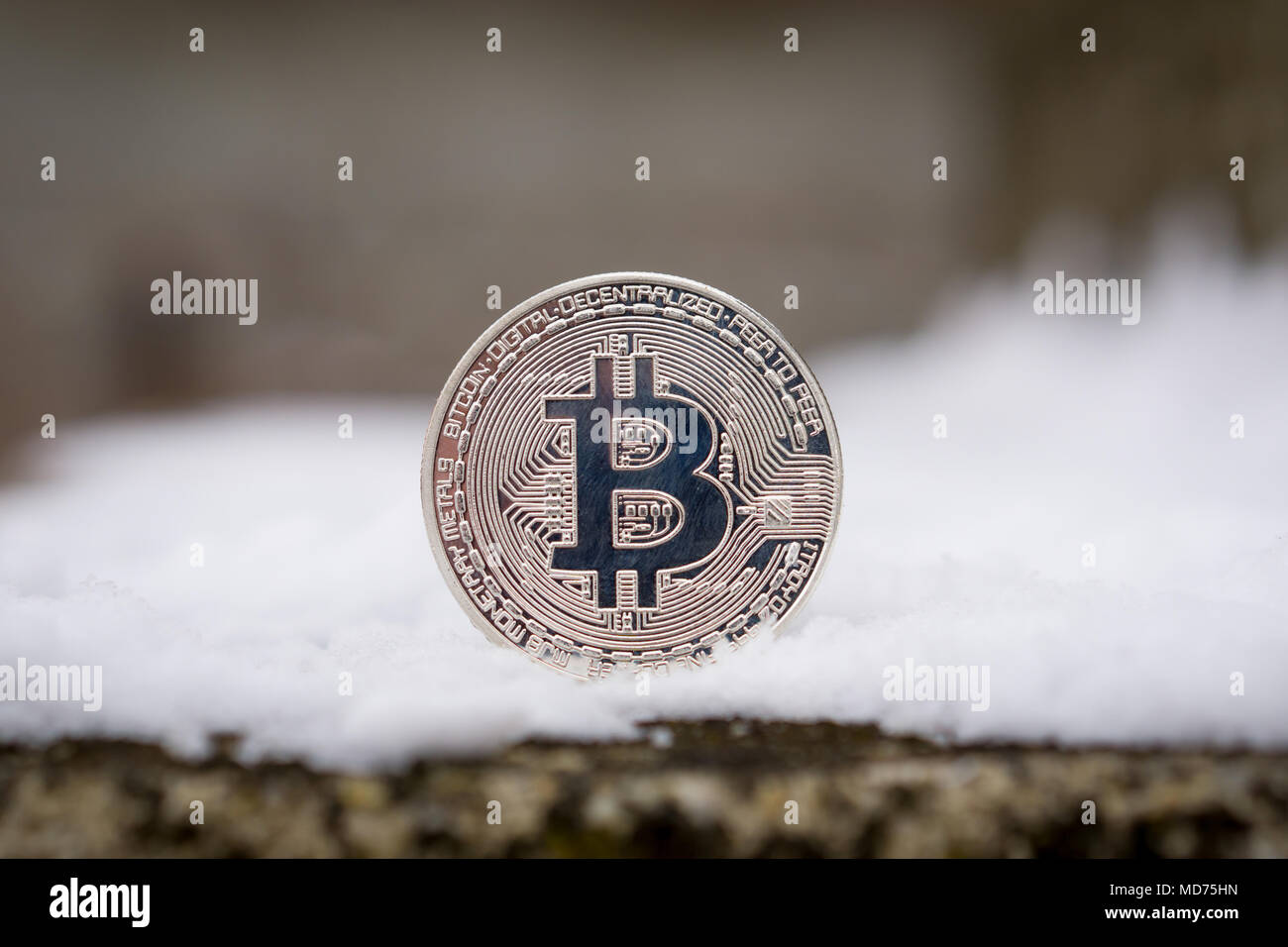 Cryptocurrency frozen hi-res stock photography and images - Alamy