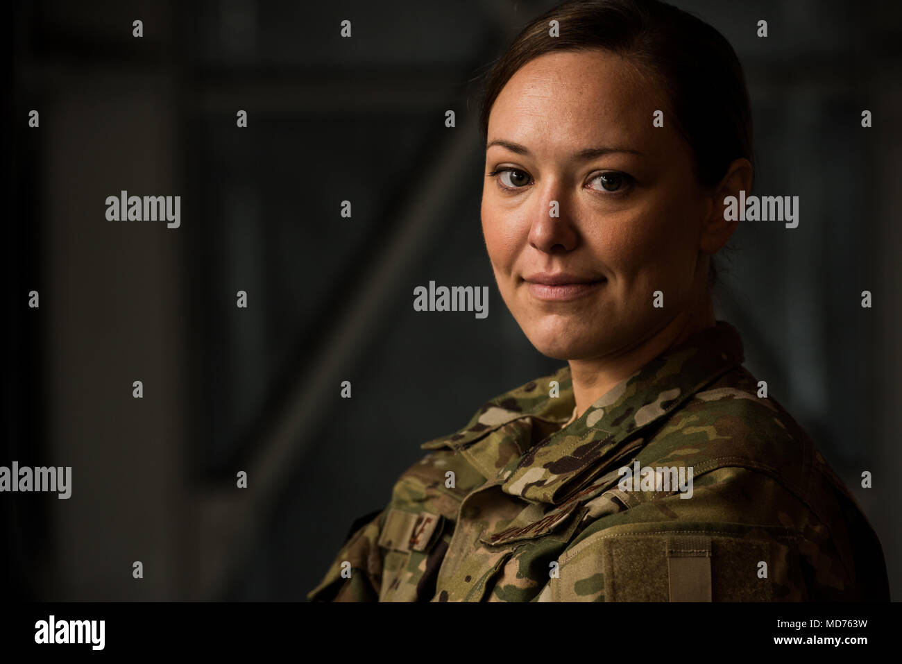 Master Sgt. Kimberly Lingle, a 189th Intelligence Squadron tactical ...