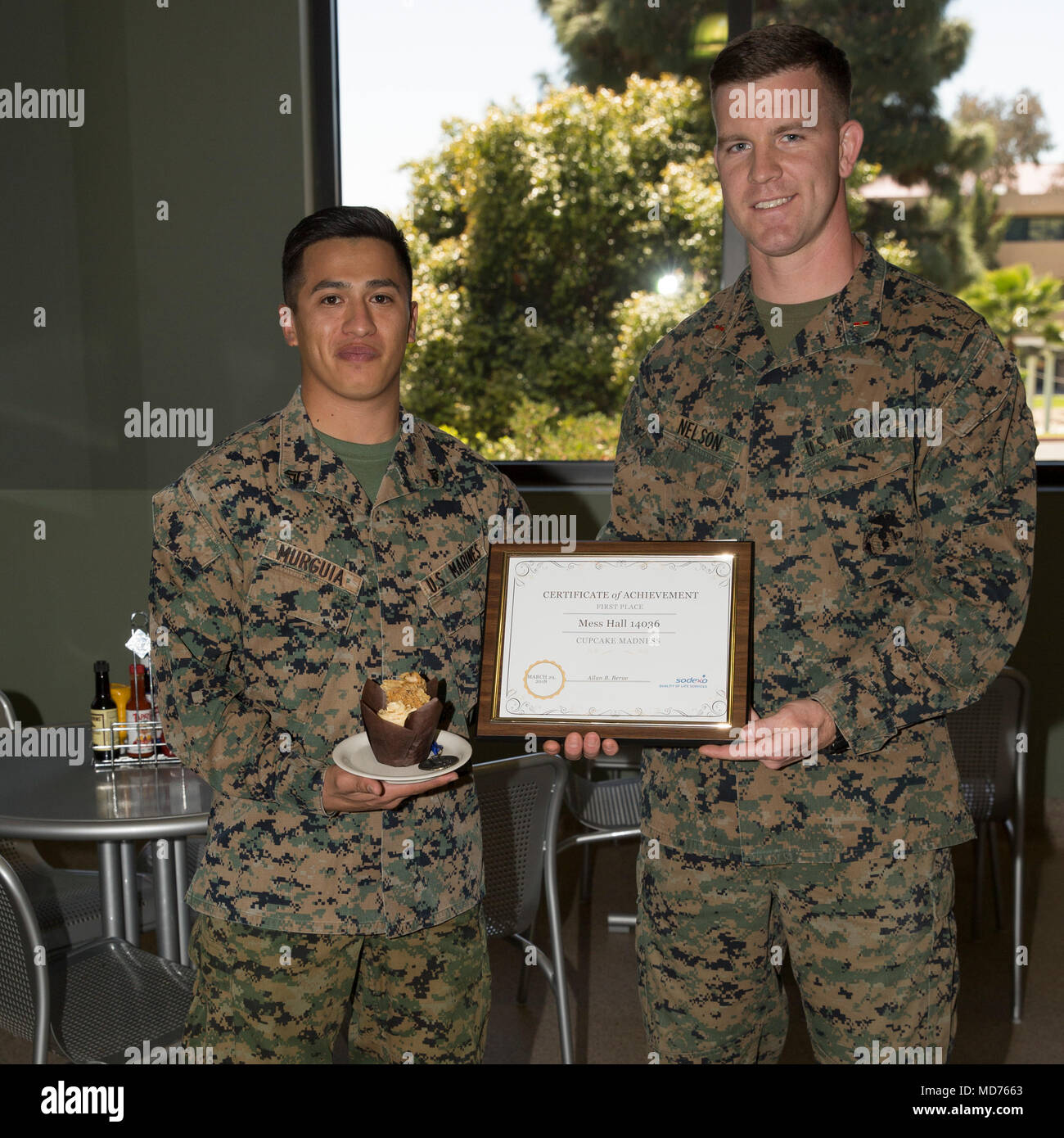 U.S. Marine Corps food service specialists participate in the first ...
