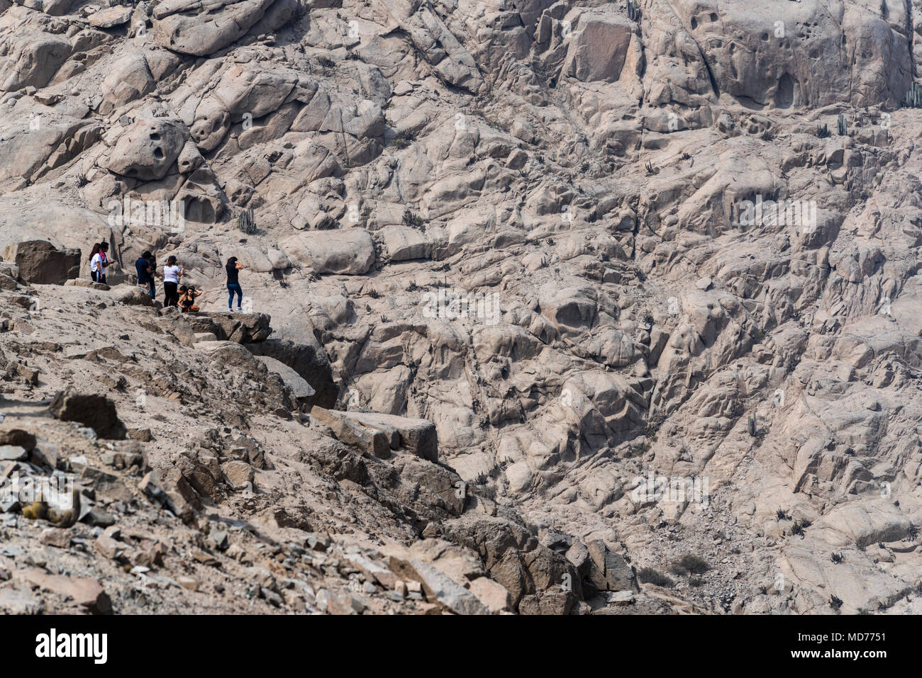 Tourists in Nieve Nieve, Lurin river valley, Lima, Peru Stock Photo - Alamy