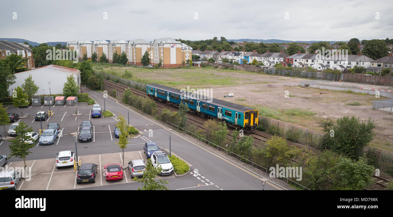 Class 150 diesel train on Arriva Trains Wales service to Bridgend ...