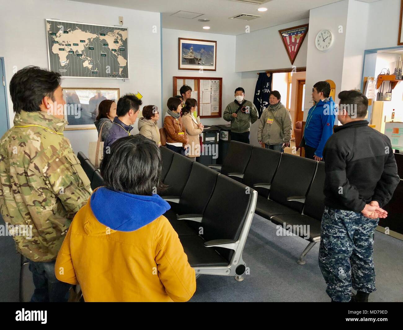 Community members with the Misawa-shi Friday Tour visited Misawa Air ...