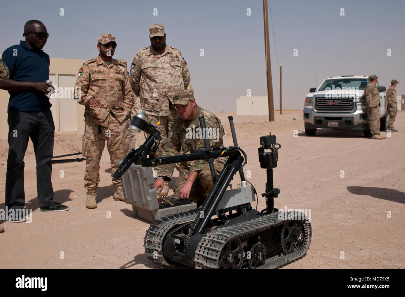 Staff Sergeant Scott Cotner, an explosive ordnance disposal technician ...