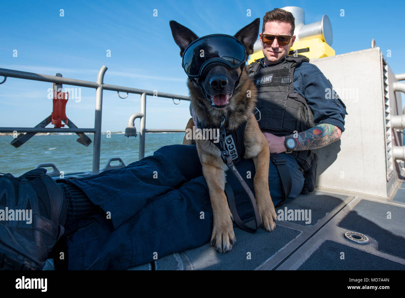 Canine explosive detection team hi-res stock photography and images - Alamy