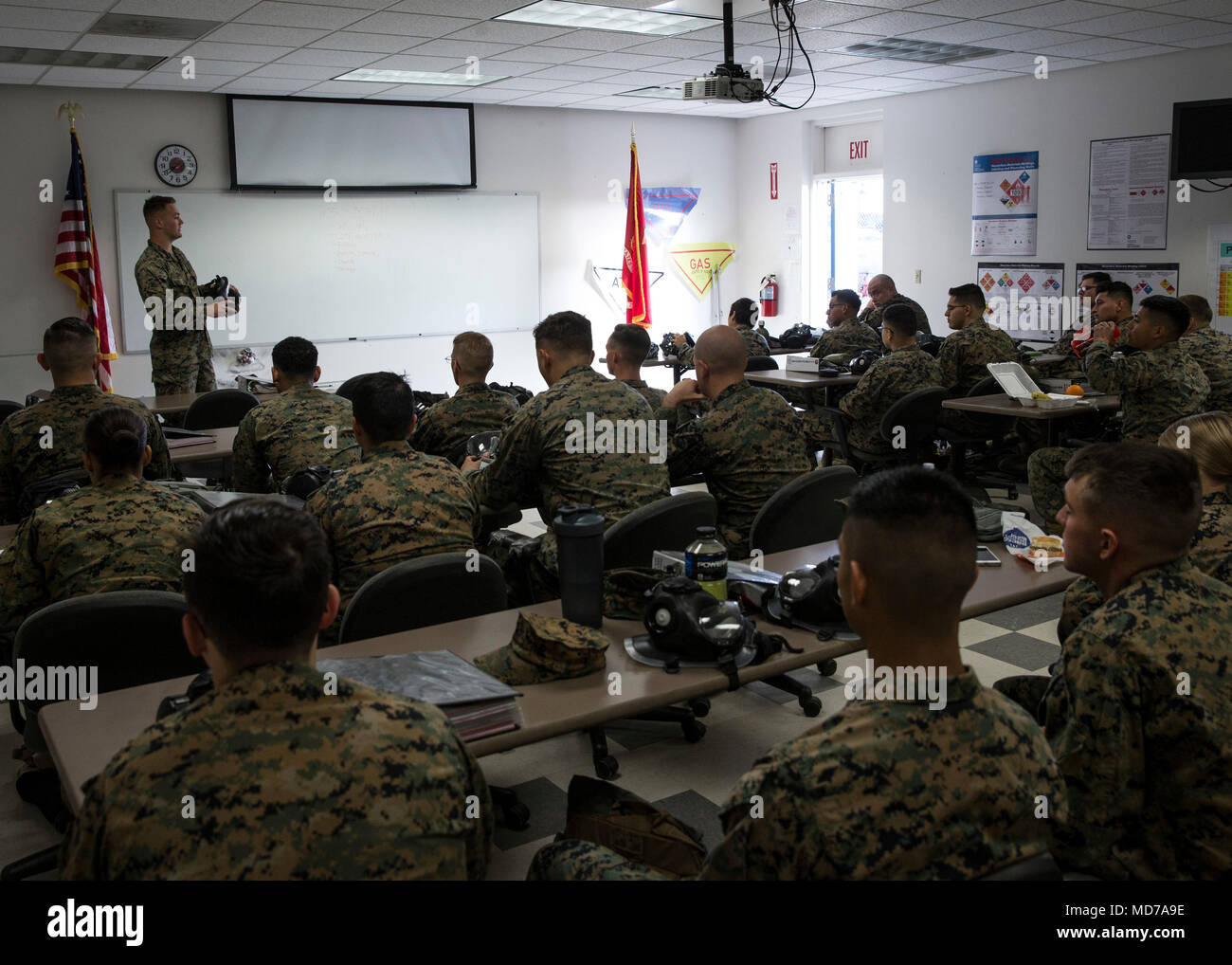 Lance Cpl. Anthony Soucy, a chemical, biological, radiological and ...