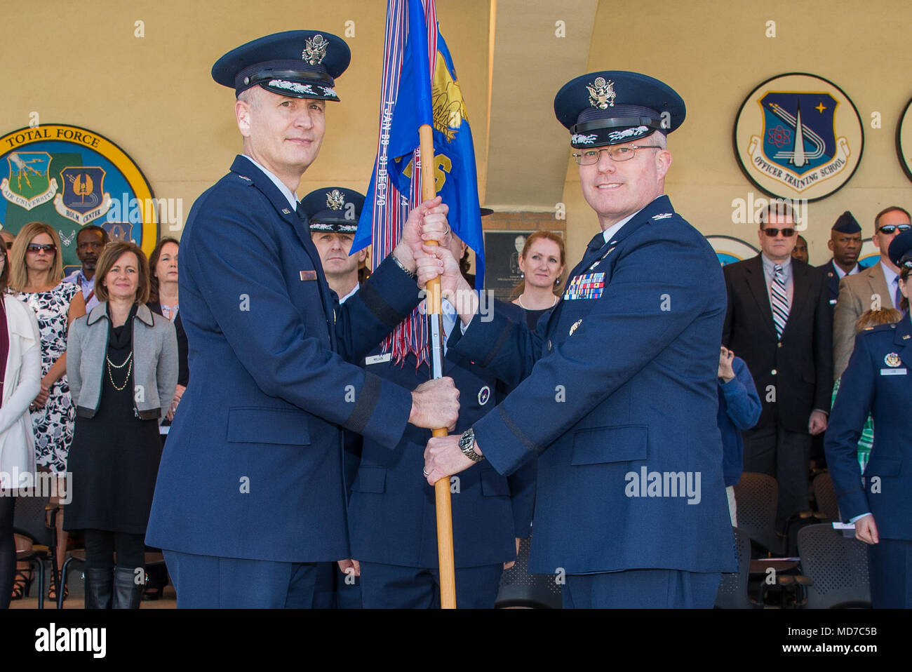 Maxwell AFB, Ala. - Brigadier General Billy Thompson, Commander, Jeanne ...