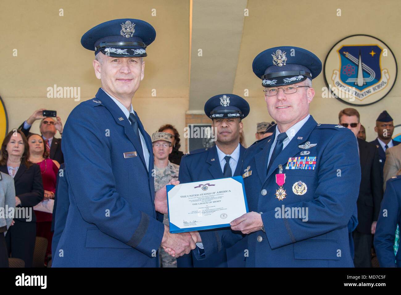 Maxwell AFB, Ala. - Brigadier General Billy Thompson, Commander, Jeanne ...