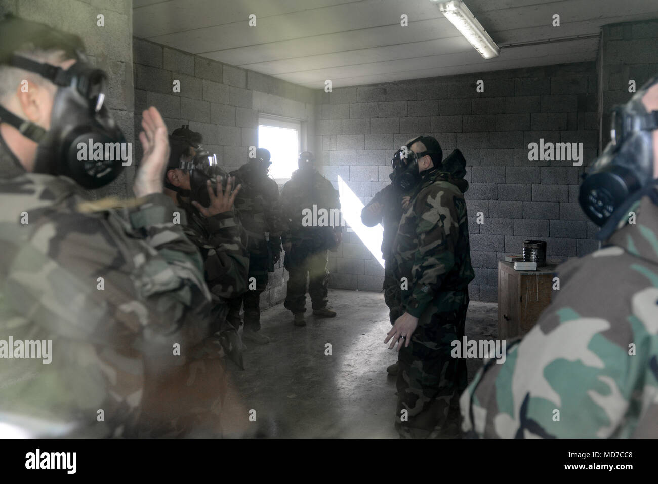 U.S. Staff Sgt. James Havel (center), assigned to Allied Forces North ...