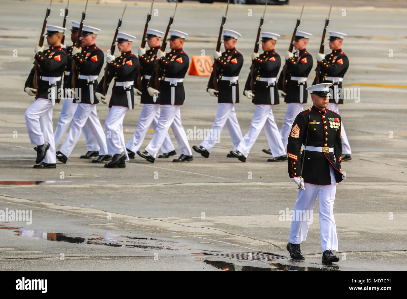Gunnery Sgt. Michael Charneske, platoon sergeant, U.S. Marine Corps ...