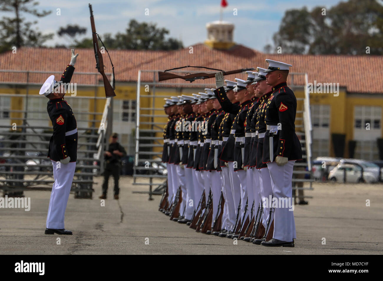 Corporal Christopher Ochoa, rifle inspector, U.S. Marine Corps Silent ...