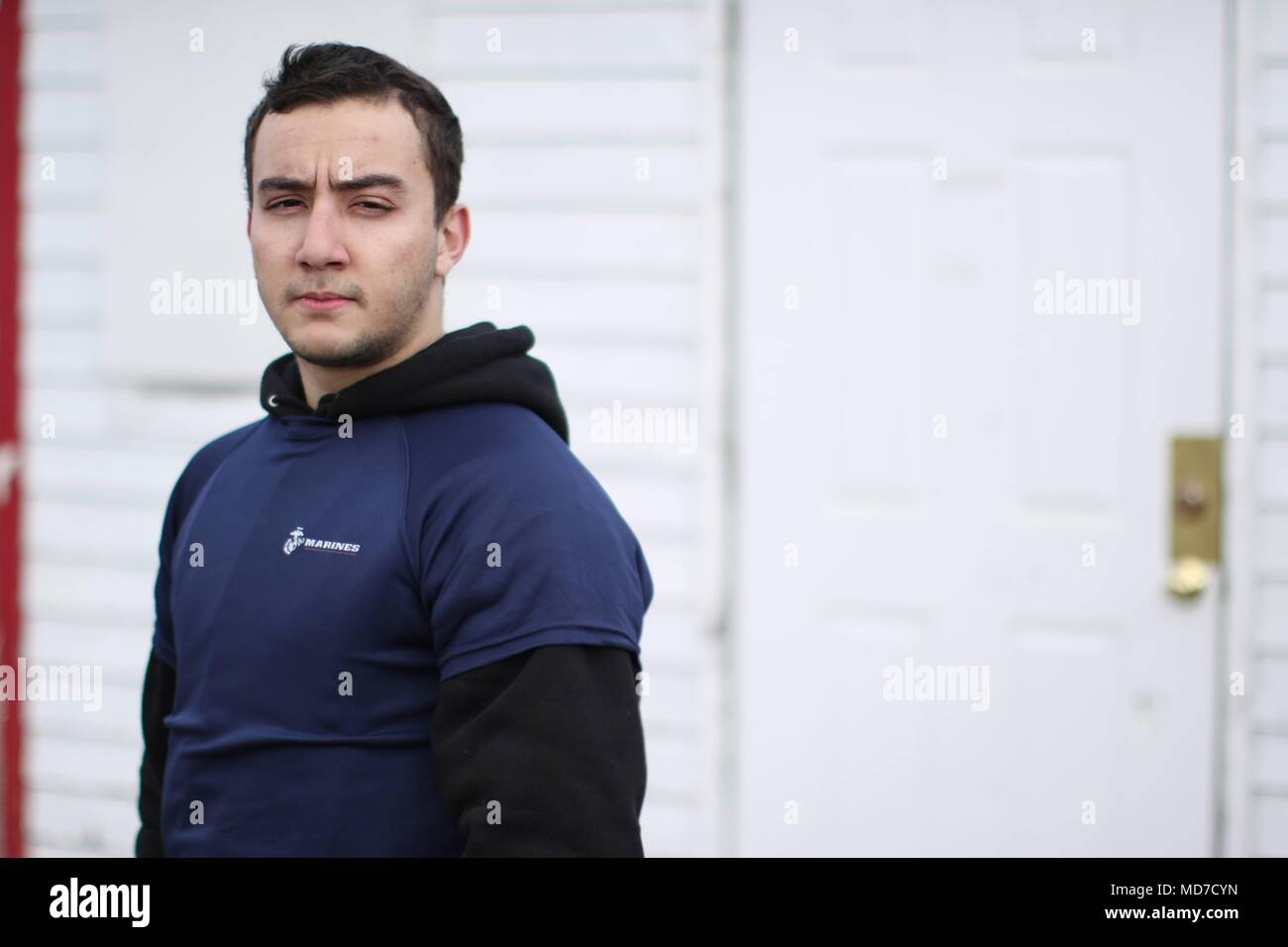 Marine Corps enlistee Victor Desouza wants to join the Marine Corps to ...