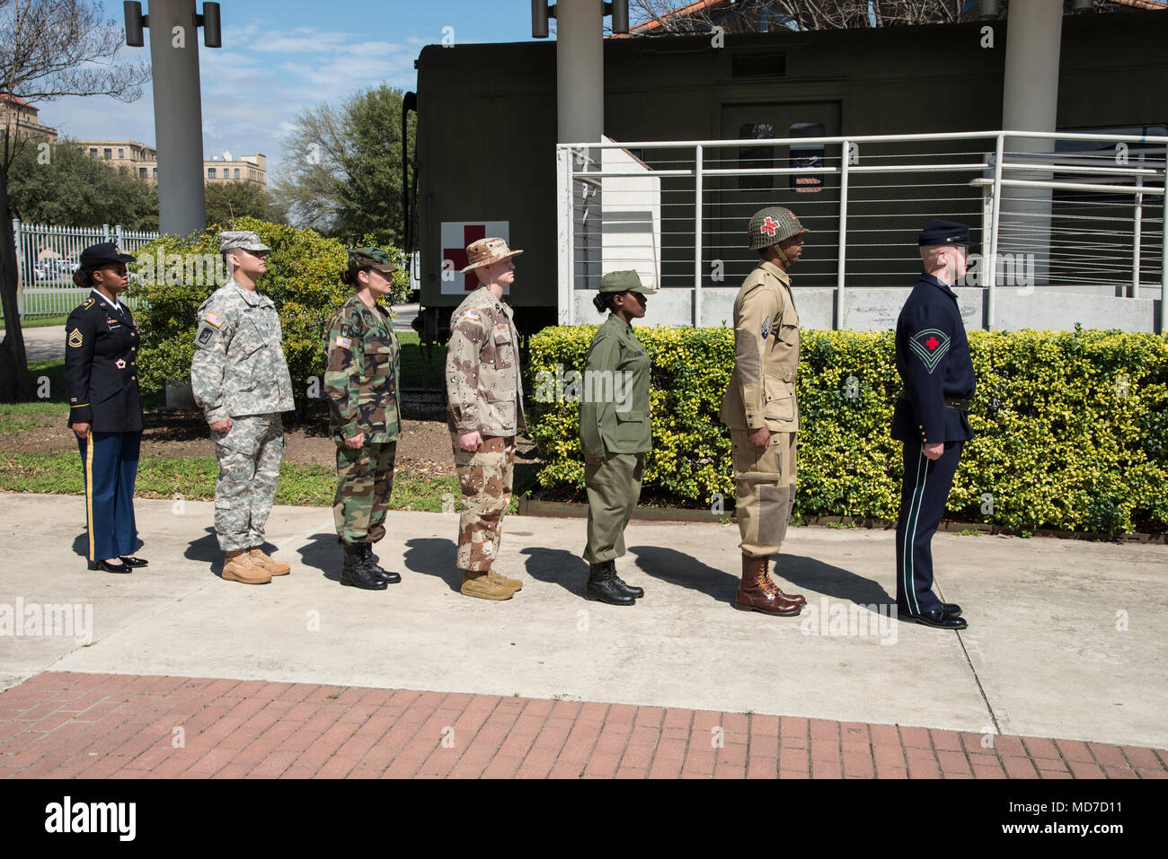 Soldiers highlight changes that have been made to the military uniform ...
