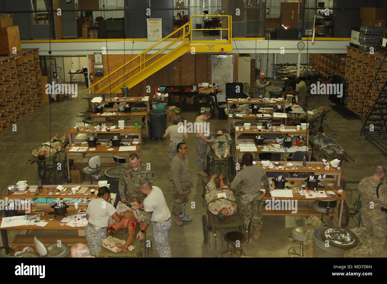 Soldiers assigned to the 307th Medical Brigade for Combat Support ...